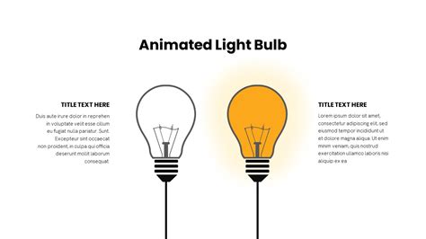 animated light bulb powerpoint template slidebazaar