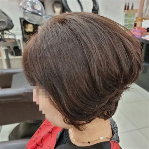 Annlove8442 말리기만하면 끝~~ 단발이 잘어울리는 언니 넘 모발이 상해오셔서 속상ㅠ