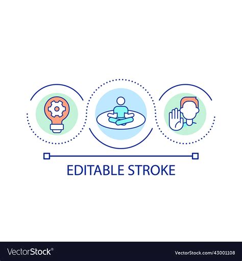 Preventing Progress And Development Loop Concept Vector Image