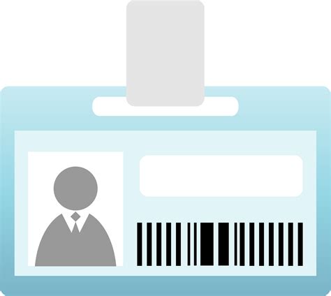 Id Card Clip Art 5860764 Clipart Library