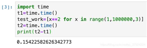 Ipython（jupyter环境）中的”魔法“命令 Timetimeittimetimeittime1 Csdn博客