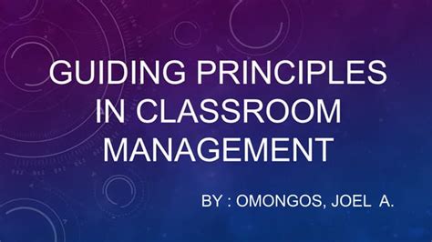 Classroom Management For Teachers In The Field Pptx