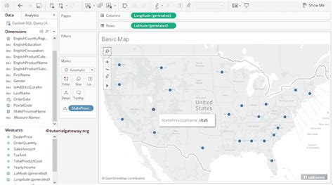 Create A Map In Tableau