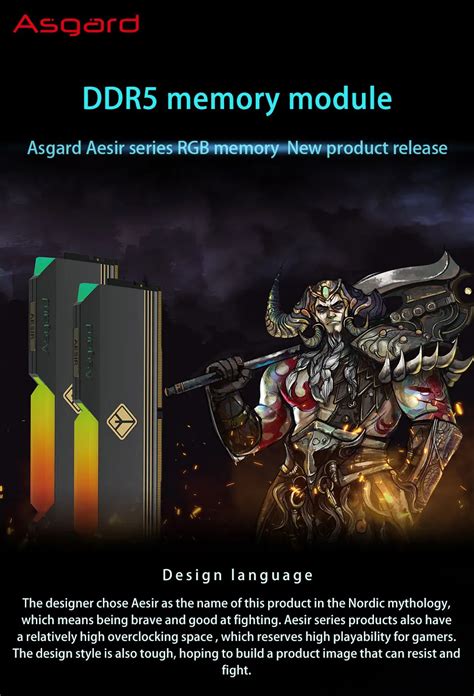 Asgard Ddr5 Ram Rgb Global Starting 32gb 16gx2 Kit 4800mhz 1 1v Intel 600 Series Supports Ddr5