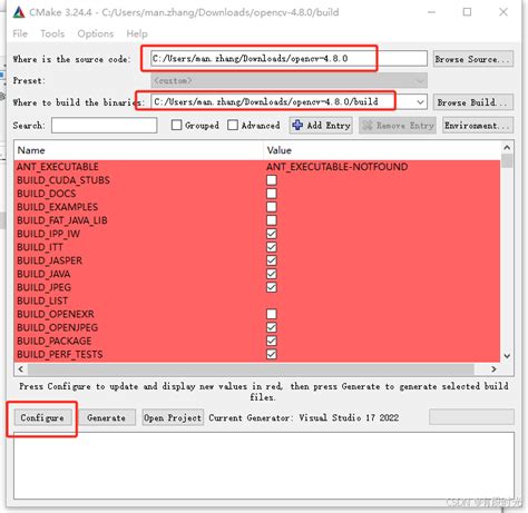 Vs2022配置opencv静态库 Csdn博客