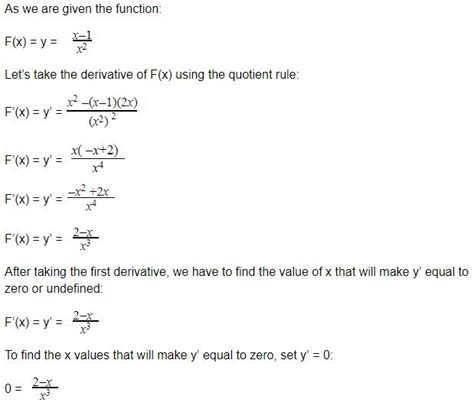 Applications Of Differentiation Curve Sketching Using Algebra And