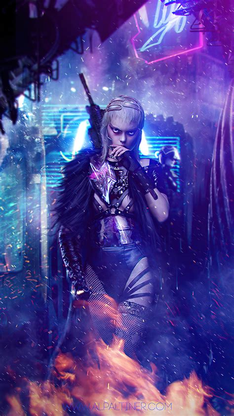 1080x1920 Cyberpunk Assassin Girl 4k Iphone 76s6 Plus Pixel Xl One