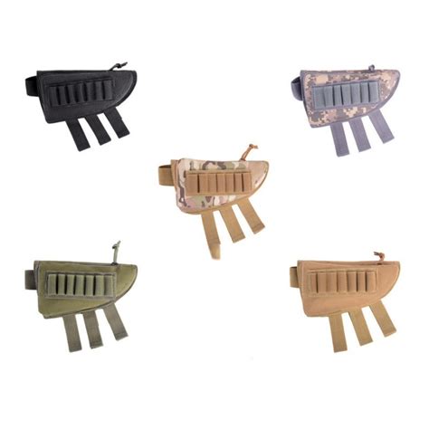 Badu Bg Тактическа подставка за бузата на пушка патрон за приклад военна екипировка оцеляване