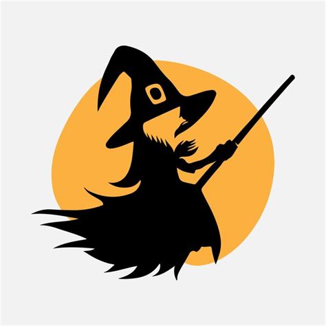 Premium Vector Witch Vector Illustration