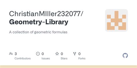 Github Christianmiller232077geometry Library A Collection Of