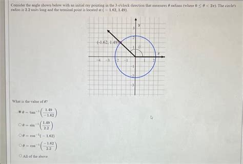 Solved Consider The Angle Shown Below With An Initial Ray