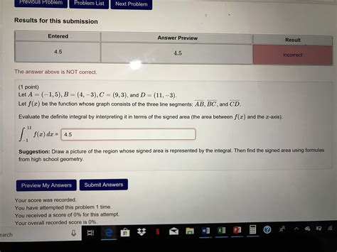 Answered Previous Problem Problem Listnext Problem Results For This