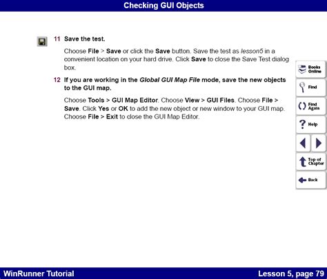 winrunner 7 0 tutorial adding gui checkpoints to a test script 5
