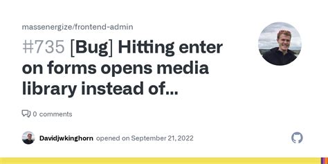 Bug Hitting Enter On Forms Opens Media Library Instead Of Submitting