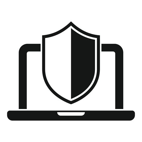 Laptop SSL Certificate Icon Simple Vector Safe Data Vector Art At Vecteezy