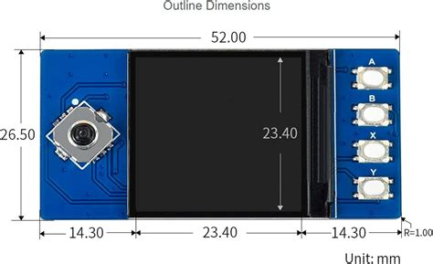Waveshare 1 3inch Rgb Lcd Display Module For Raspberry Pi Pico 240 240