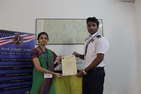 Avel Chennai Flight School Flight Dispatch Graduates 64 Chennai
