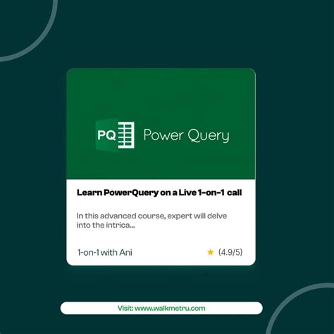 Learn Power Query With Walkmetru Experts Walkmetru Posted On The