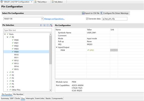 How To Configure The Interrupt Pin Forum Ra Mcu Renesas Engineering Community