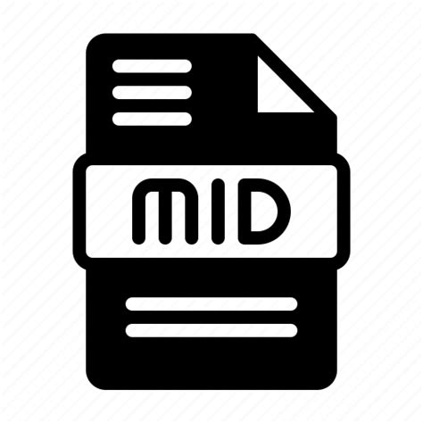 Mid Audio File Types Format Music Type Icon Download On Iconfinder