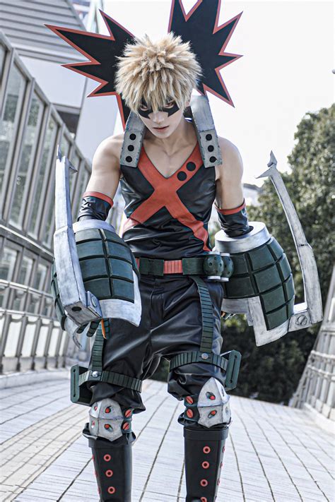 Pin On Bakugou Mha Cosplay Bakugou Cosplay My Hero Academia Cosplay