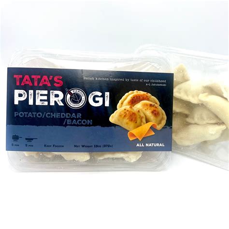 Tatas Pierogi With Potato Cheddar And Bacon 13oz Frozen — European