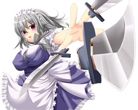 Melopun Izayoi Sakuya Touhou Silver Hair Bad Id Bad Pixiv Id