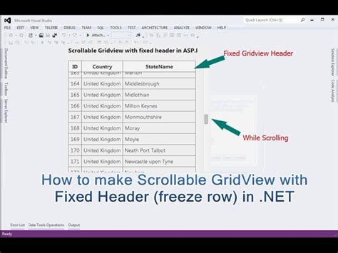 How To Fix Gridview Header Teachfuture6