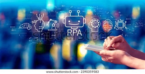 Robotic Process Automation Rpa Theme Person Stock Photo 2390359583 Shutterstock