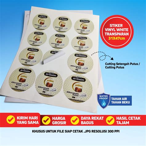 Jual Cetak Stiker Vinyl A Termasuk Cutting Cetak Stiker Vinil Cetak Stiker Vynil