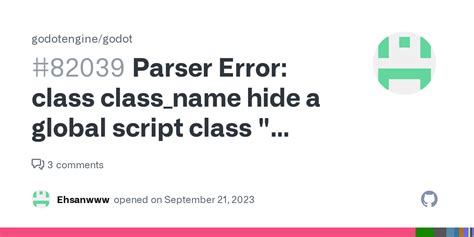 Parser Error Class Classname Hide A Global Script Class When Read Tres File With Flag Bundle