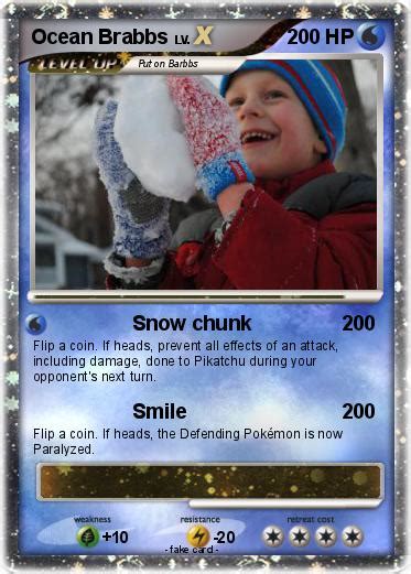 Pokémon Ocean Brabbs Snow Chunk My Pokemon Card