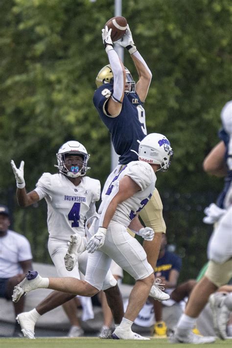 Indiana High School Football Week 2 Photos Brownsburg Vs Cathedral