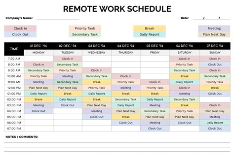 How To Make An Employee Work Schedule 9 Steps With Templates Highfile