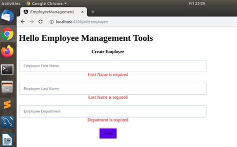 Create Angular Form Validation