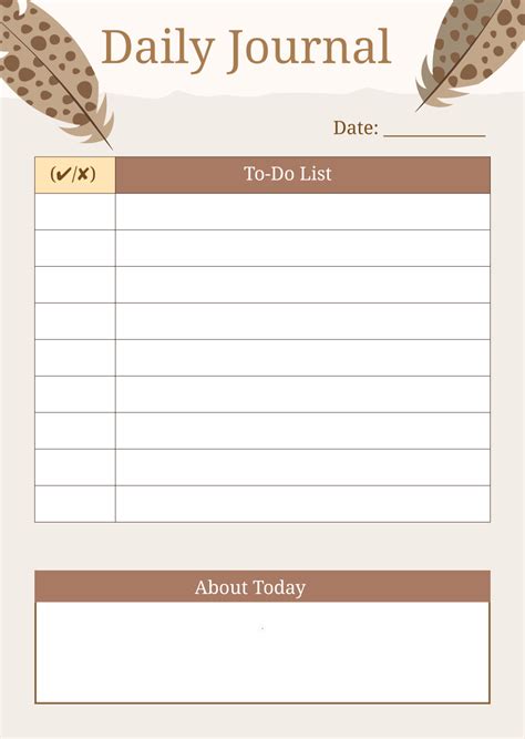 Free Cute Journal Template To Edit Online