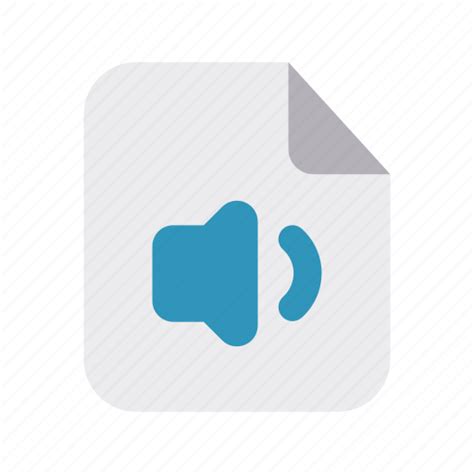 Files 1 Flat Audio File Icon Download On Iconfinder