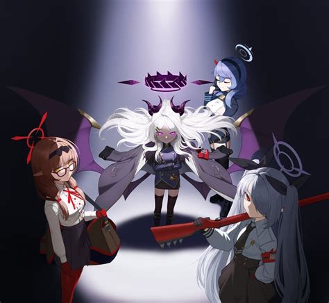 Hina Ako Iori And Chinatsu Blue Archive Drawn By Krrk Danbooru