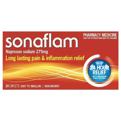 Buy Sonaflam Naproxen 275mg Caplets 24 Pack Online At Chemist Warehouse®