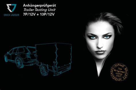 New Testing Unit For 7 And 13 Pin Trailer Sockets Erich Jaeger Gmbh