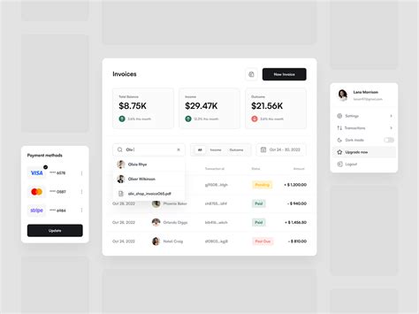 Sidebar Details Ui Ux Design By Outcrowd On Dribbble