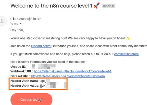 Course 1 Credential For Header Auth N8n Courses N8n Community