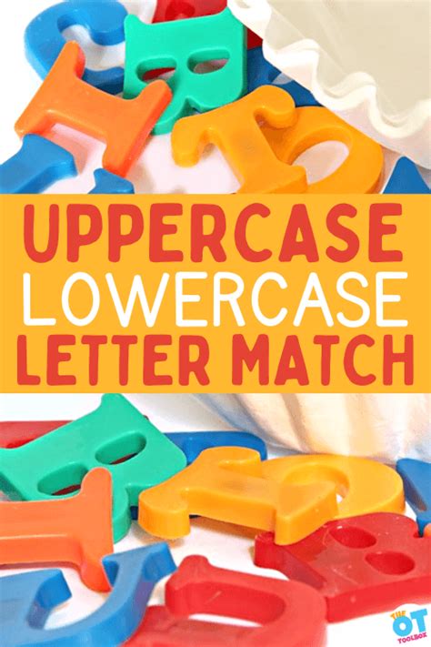 Matching Uppercase And Lowercase Letters Activities