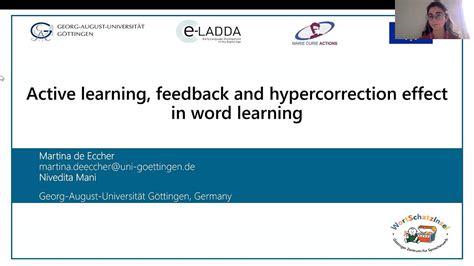 Underline Active Learning Feedback And Hypercorrection Effect In Word Learning