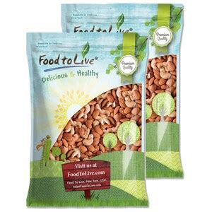 Dry Roasted Almonds And Cashews Mix Unsalted Oven Roasted Nuts