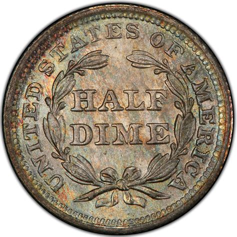 Half Dime 1843 Seated Liberty Coin From United States Online Coin Club