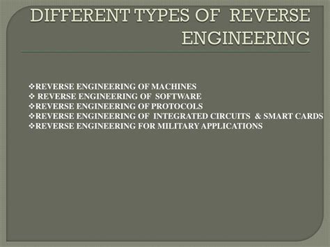 Ppt Reverse Engineering Powerpoint Presentation Free Download Id2975076