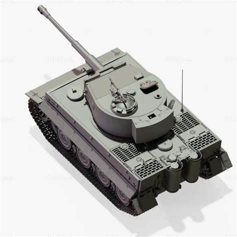 Tiger Tank 3d Model