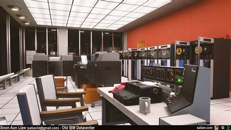 Old Ibm Datacenter Environment Piece — Polycount