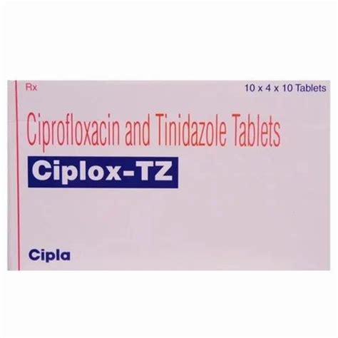 Ciprofloxacin Hcl And Tinidazole Tablets At ₹ 100 Box Manewada Nagpur Id 2853142511362